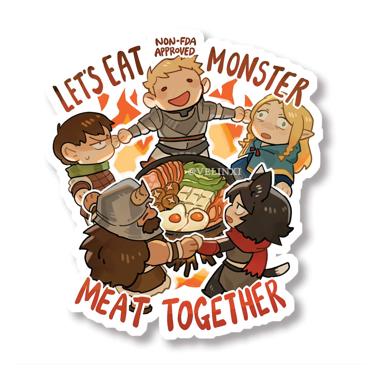 Dungeon Meshi sticker – Velinxi